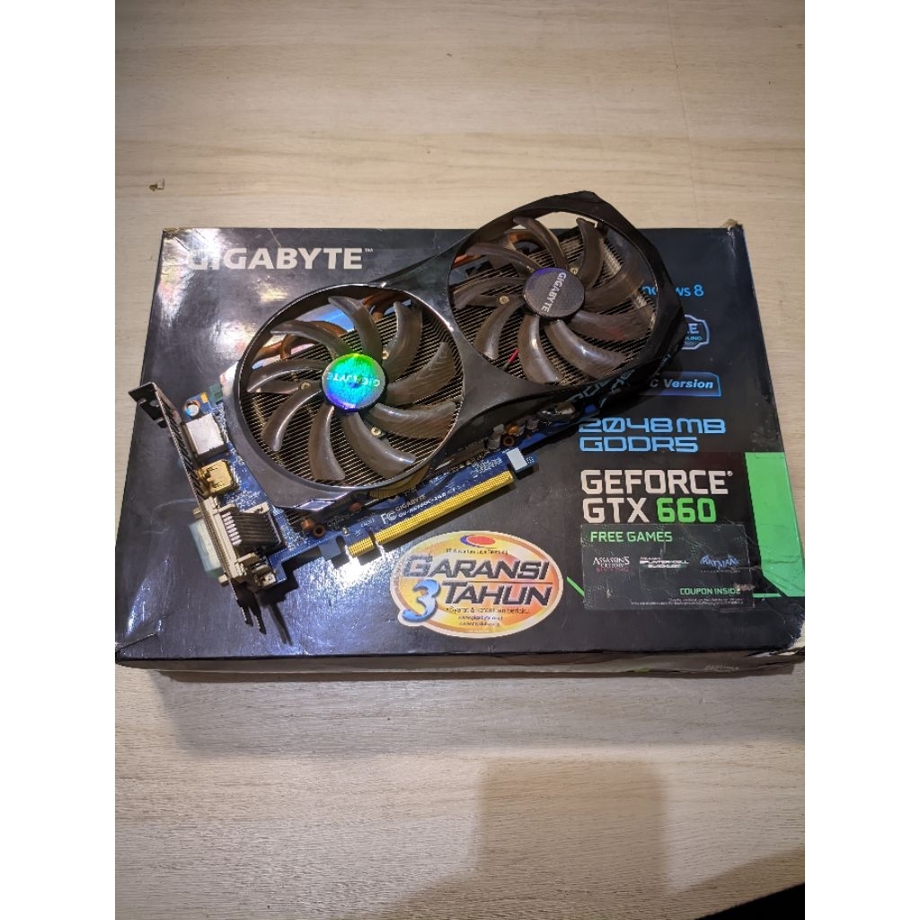 Jual VGA Nvidia Gigabyte GTX 660 2GB GDDR5 192BIT | Shopee Indonesia