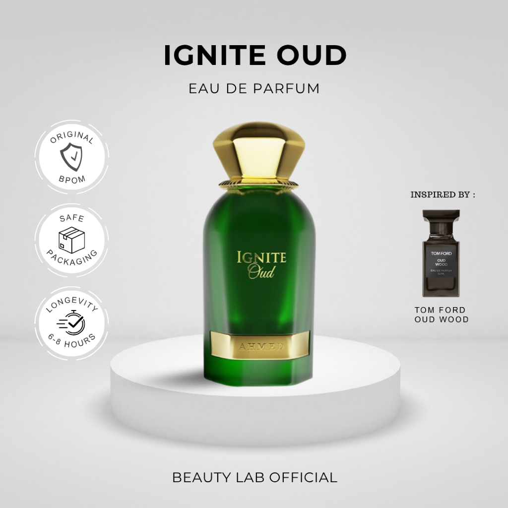 Jual Ahmed Al Maghribi Ignite Oud Eau de Parfum 60 ml Parfum Unisex ...