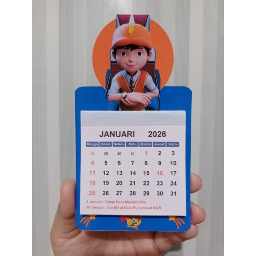 Jual Kalender Magnet Mini Boboiboy | Shopee Indonesia