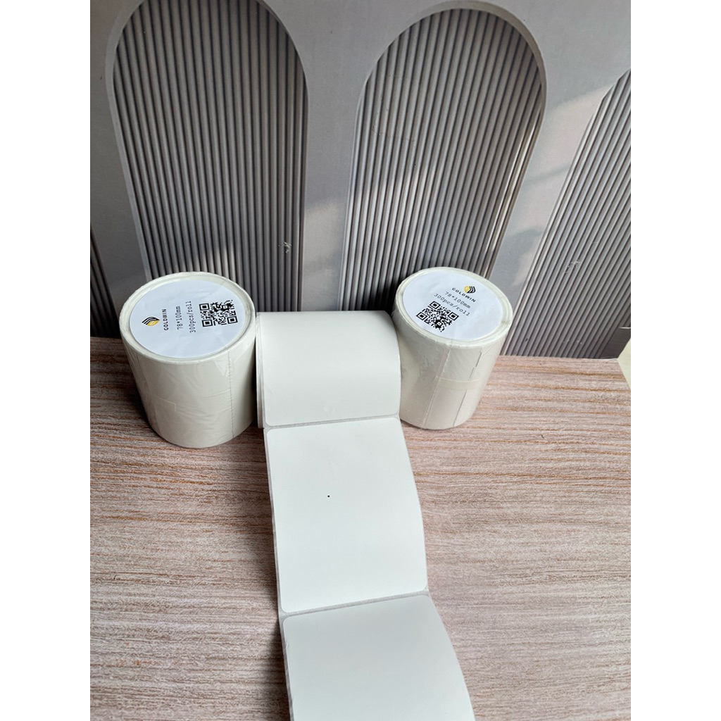 Jual kertas Label Sticker Resi Thermal 78x100 | Shopee Indonesia