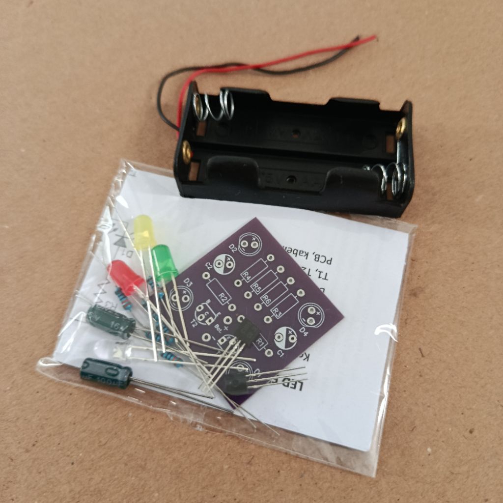 Jual Kit lampu kelap kelip LED Flip Flop rangkaian PCB FlipFlop ...