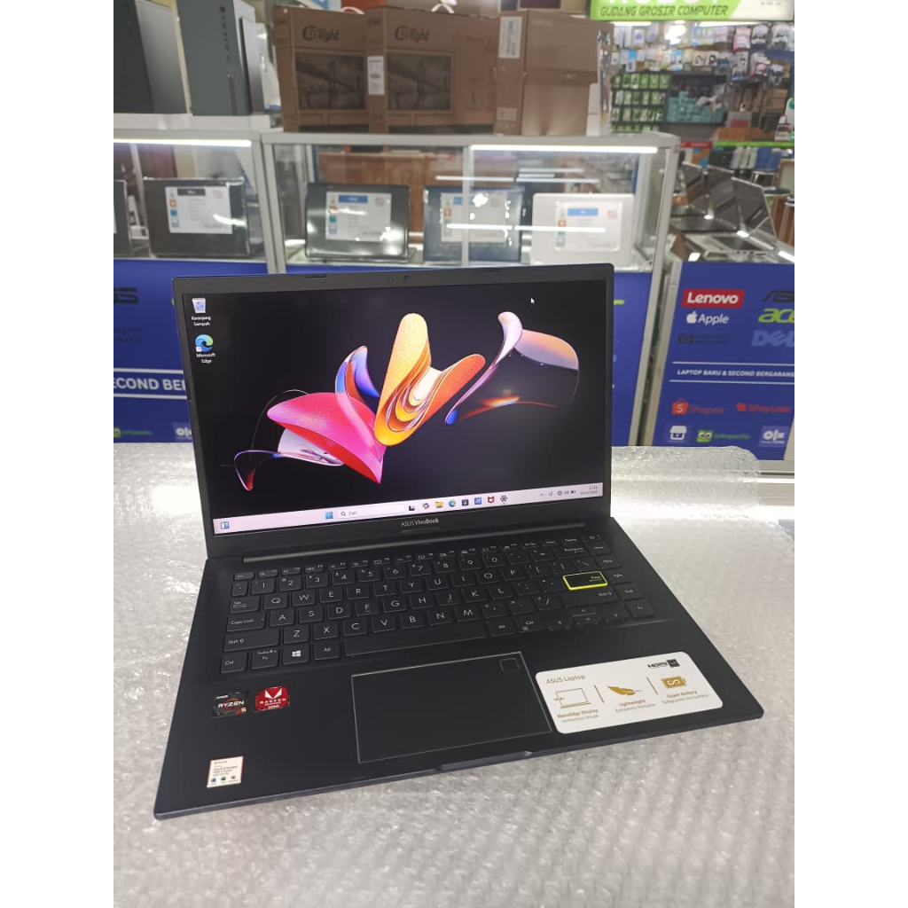 Jual Laptop Asus Vivobook S14 M413D AMD Ryzen 5 3500u Radeon Vega ...