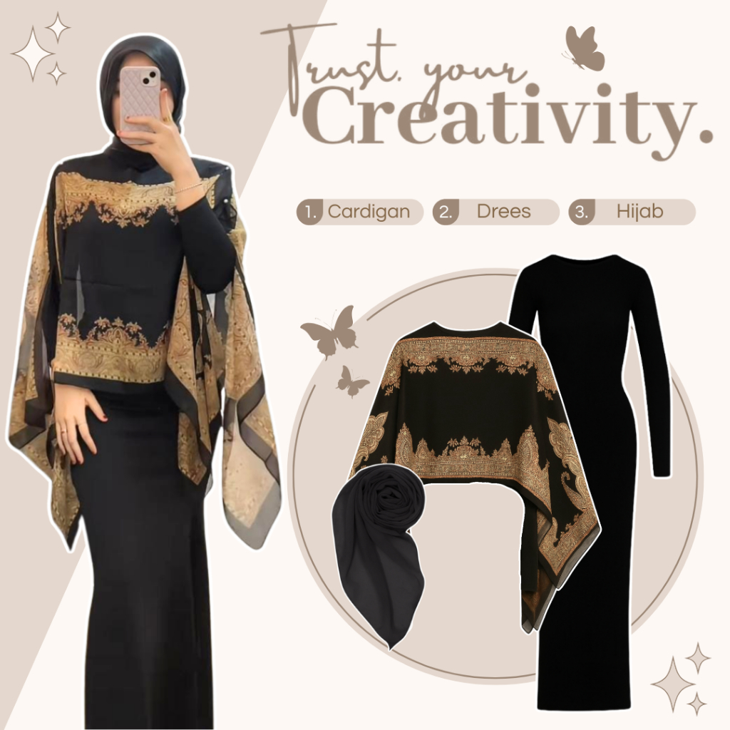 Jual One Set Remaja Cewek Terbaru ( Syal - Dress - Hijab ) Setelan ...