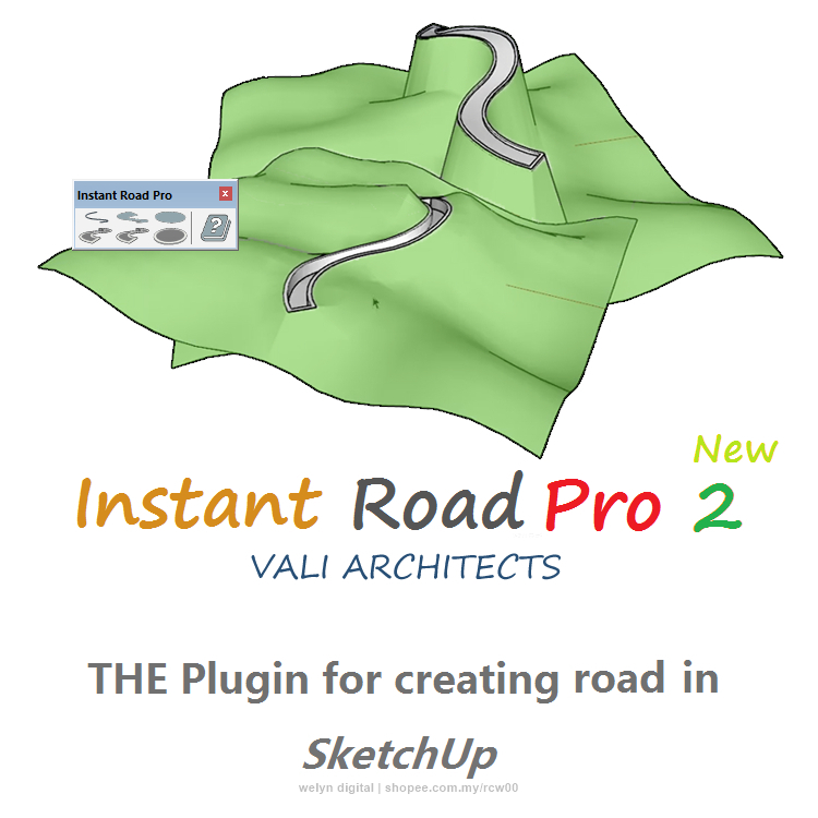 Jual Instant Road Plugin SketchUp Permanen Tanpa Batas | Shopee Indonesia