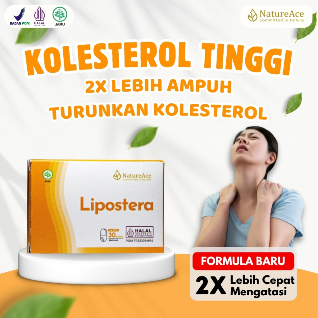 Jual Lipostera Obat Kolesterol Dan Darah Tinggi Trigliserida Leher ...