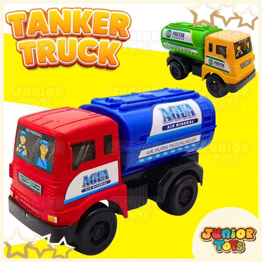 Jual Mainan Mobil Truk Tangki atau Box atau Bak Friction Car Mainan ...
