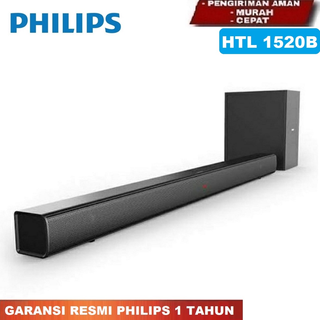 Jual PHILIPS HTL 1520B WIRELESS SUBWOOFER SOUNDBAR 2.1 CH PHILIPS ...