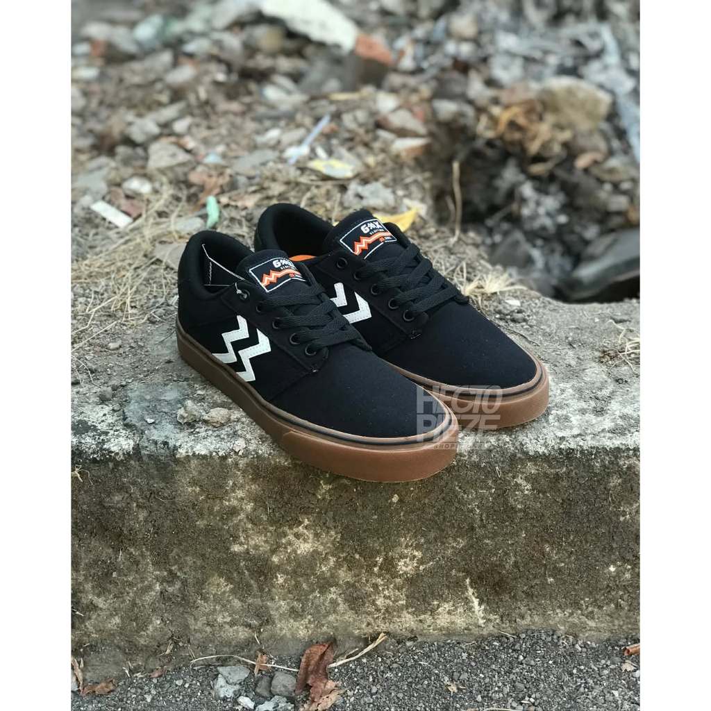 Jual Geoff Max - Gavin Black Gum STZ | Sepatu Sneakers | Shopee Indonesia