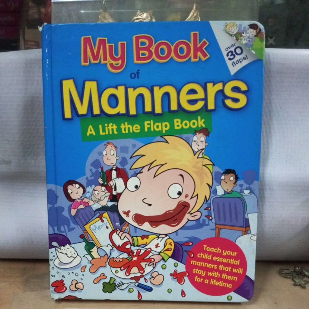 Jual buku anak import my book of manners a lift flap book | Shopee ...