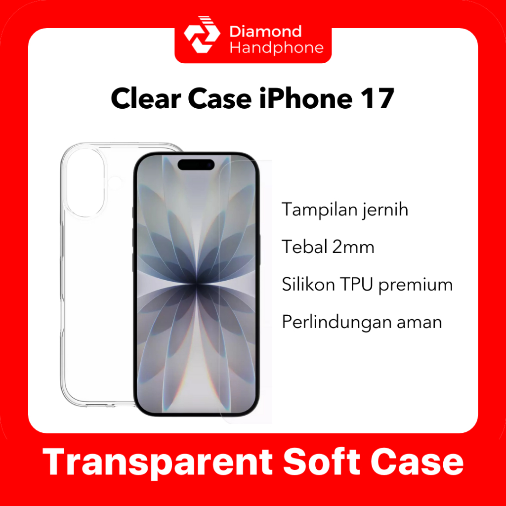 Jual Case iPhone 17 Transparent Bening Anti Kuning Airbag TPU Silikon ...
