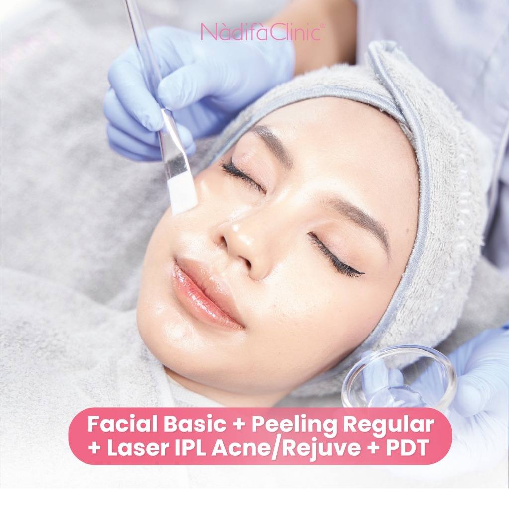 Jual TREATMENT FACIAL BASIC + PEELING REGULAR + LASER IPL ACNE/REJUVE ...