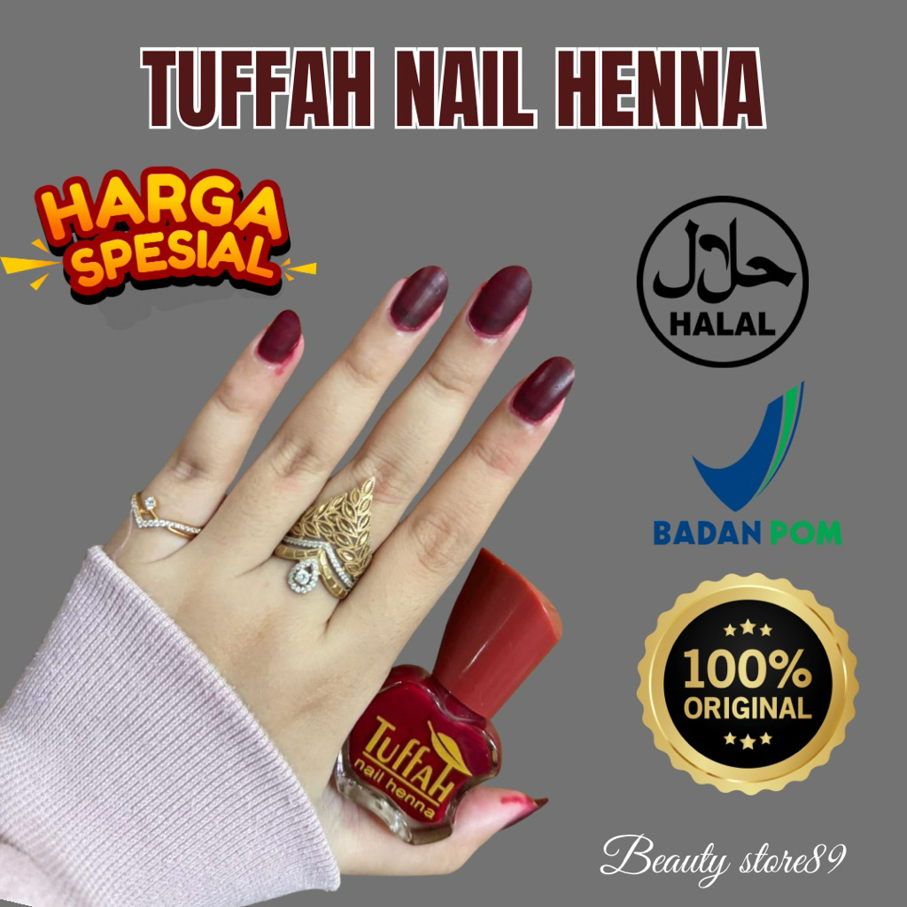 Jual (ORIGINAL BPOM) TUFFAH NAIL HENNA - HENNA TUFFAH / HENNA HALAL SAH ...