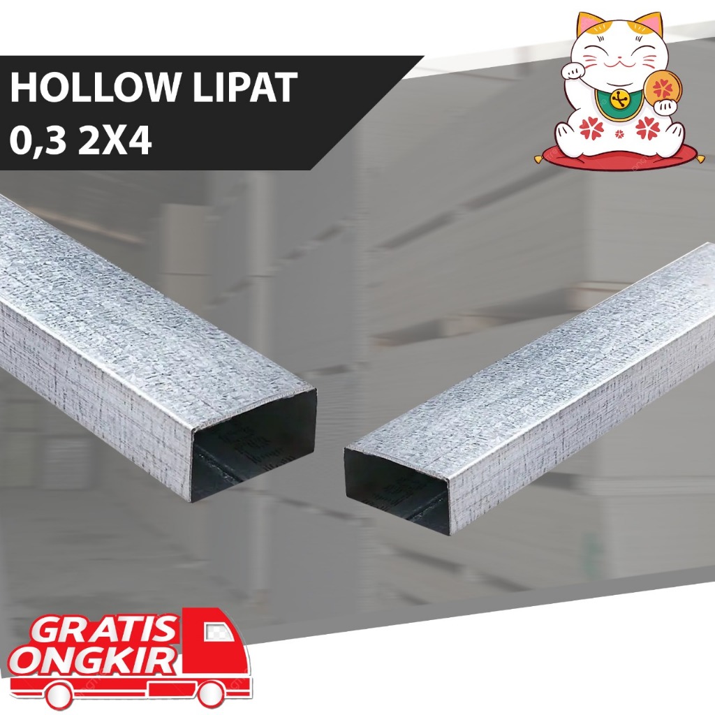 Jual Hollow Galvalum 0,3mm 2x4 Ekonomis | Besi Hollow Ekonomis | Besi ...