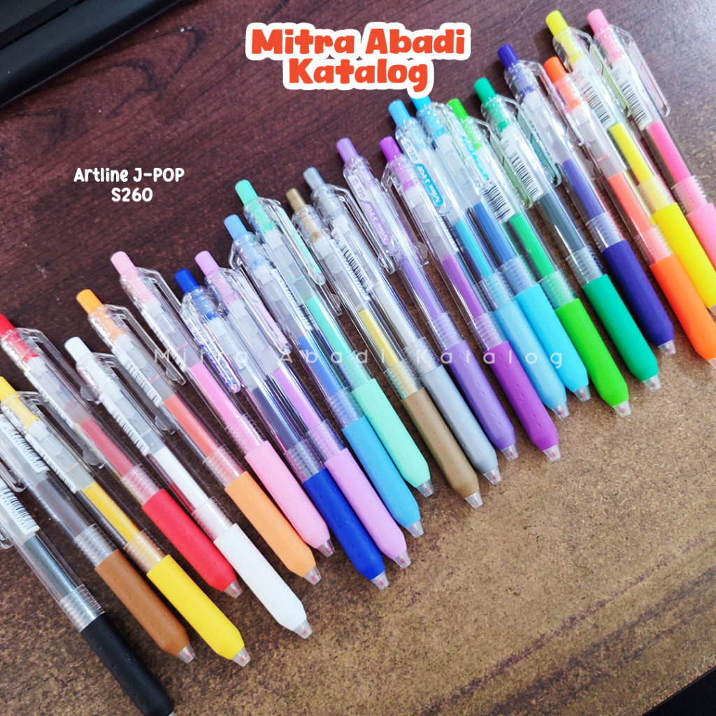 Jual (1 PCS) PULPEN ARTLINE JPOP 0,5 EGB-S260 / BOLPEN GEL TINTA WATER ...
