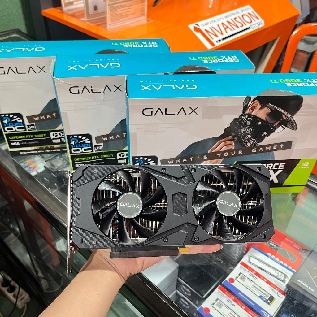 Jual VGA GALAX NVIDIA GEFORCE RTX 3060 TI 8GB DDR6 (1-CLICK OC) LHR 8Gb ...