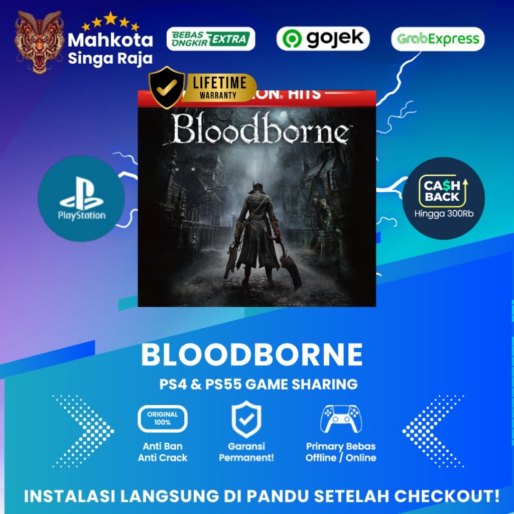 Jual Bloodborne for Playstation 4 & Playstation 5 - PS4 & PS5 - Digital ...