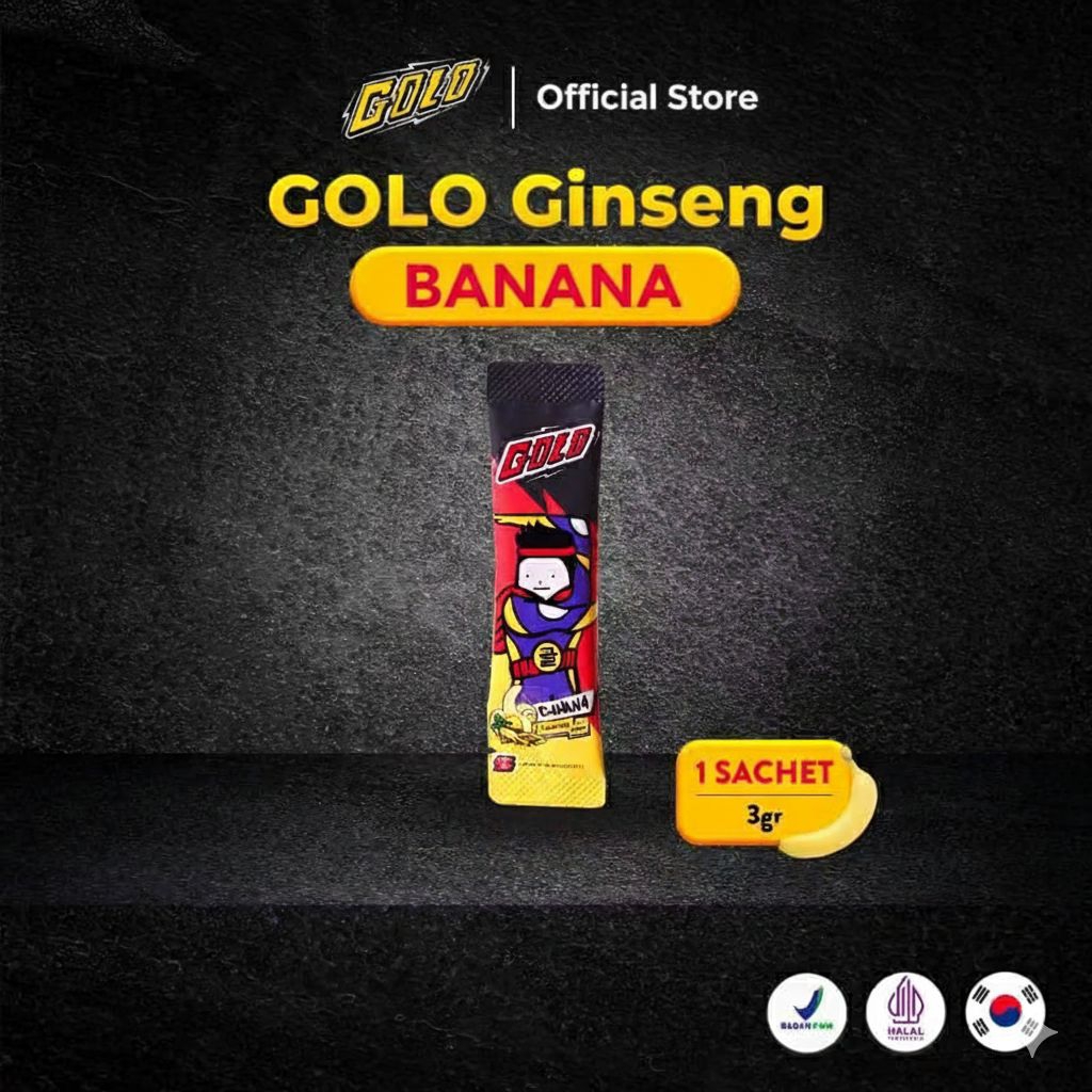 Jual [ 1 Sachet ] Minuman Sachet Golo Rasa Pisang dan Rasa Madu ...