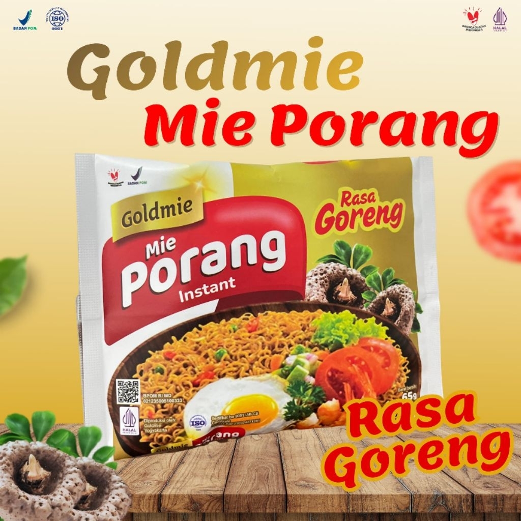 Jual Mie Porang shirataki GOLDMIE Rasa GORENG [NON MSG] | Shopee Indonesia