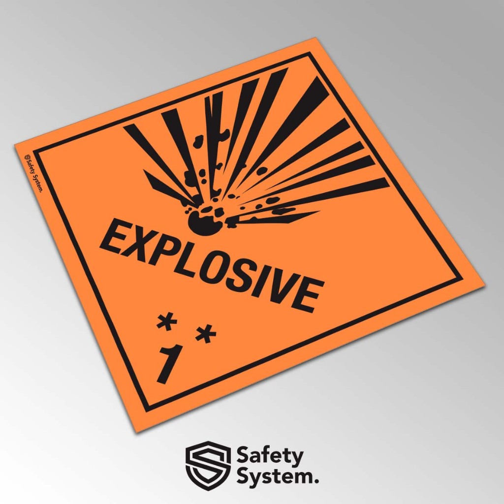 Jual Stiker Label B3 IATA DOT UN Hazardous Material Safety System Class ...