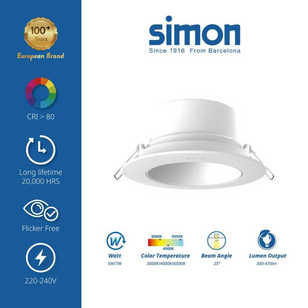 Jual SIMON LED Lampu CP20 Spotlight 5 & 7 Watt | Shopee Indonesia