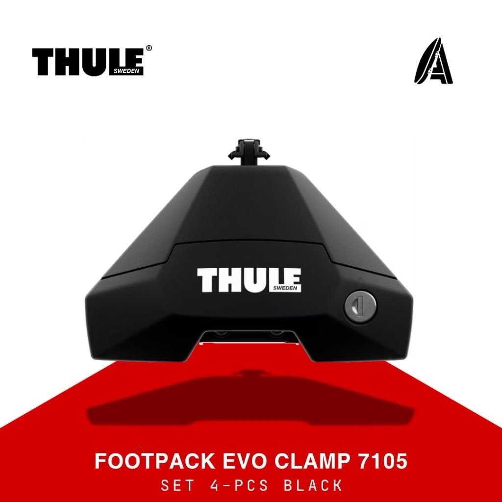 Jual Thule Footpack Evo Clamp 7105 set (4-pcs) | Shopee Indonesia