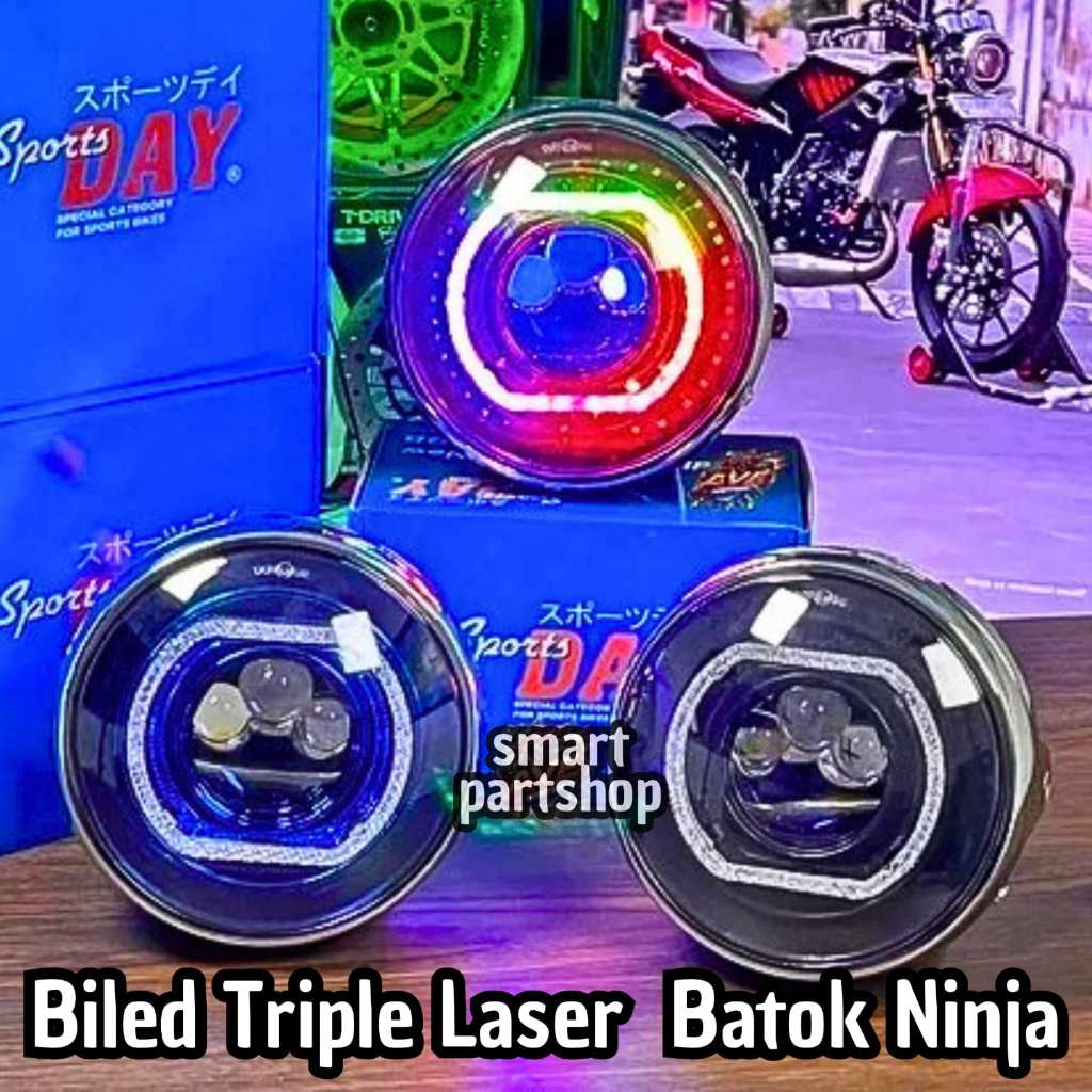 Jual BILED NINJA R SS DAY 7 inch LAMPU DEPAN BILLED NINJA 19 led Biled ...