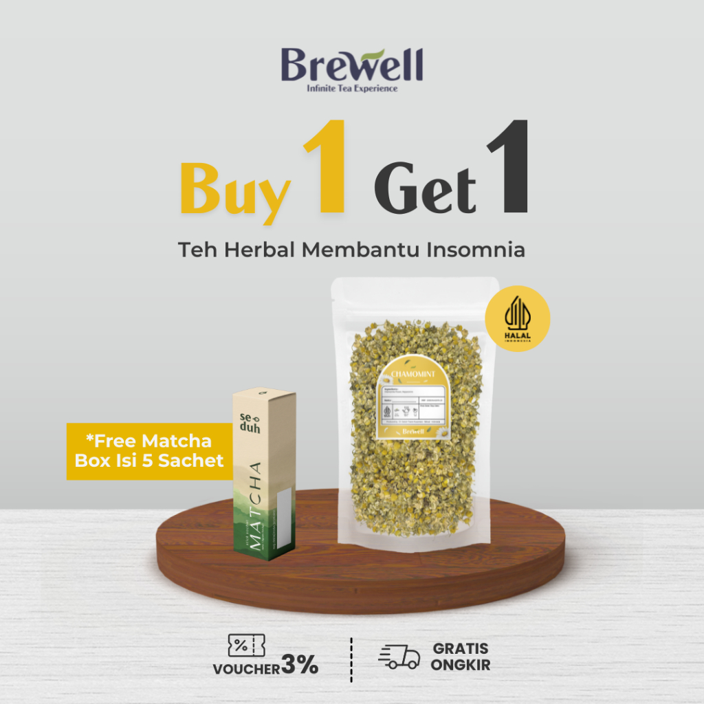 Jual [BREWELL] Chamomint Loose Tea 15gr - 50gr | Campuran Bunga Kamomil ...