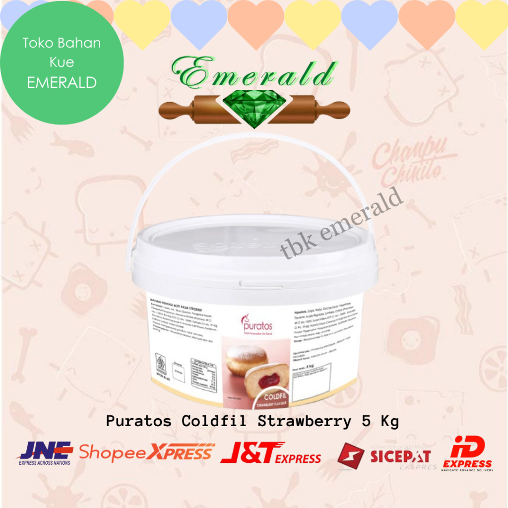 Jual Selai Puratos Coldfil Strawberry/Blueberry/Lemon 5 Kg | Shopee ...