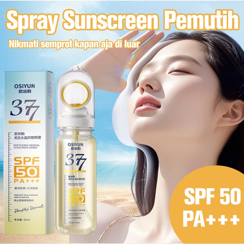 Jual Sunscreen pemutih All Day Light Sunscreen Mist SPF50 PA+++ Tone Up ...
