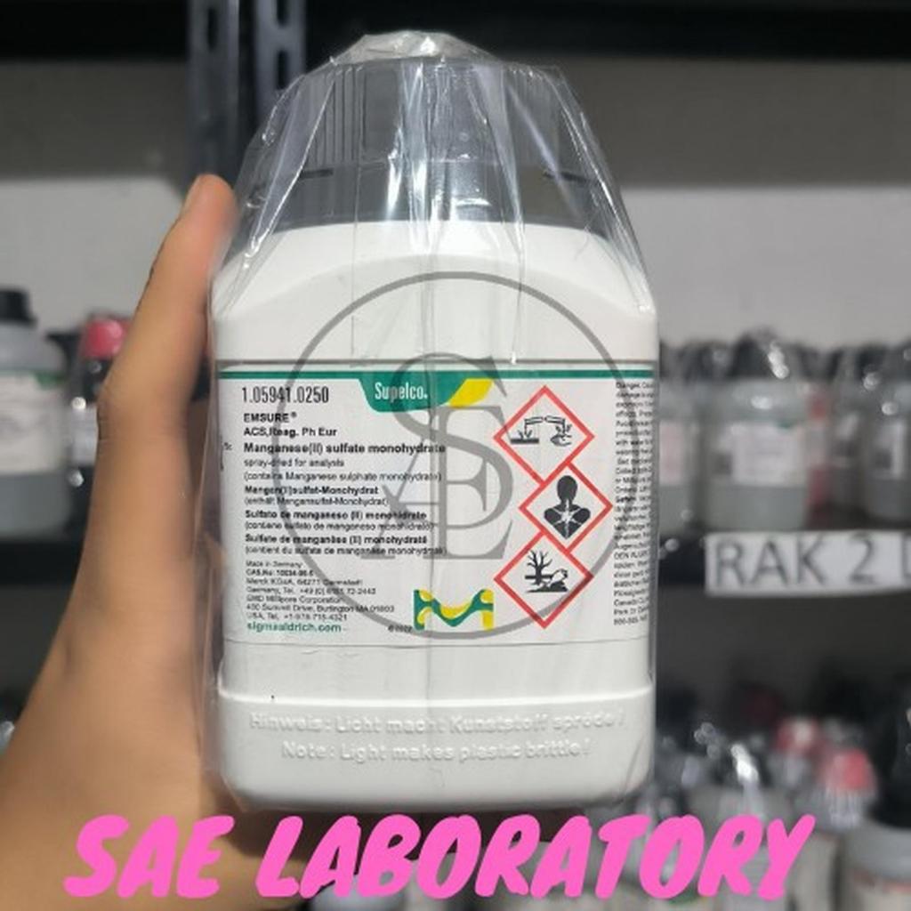 Jual MANGANESE II SULFATE MONOHYDRATE / MnSO4.H2O MERCK 1.05941.0250 ...