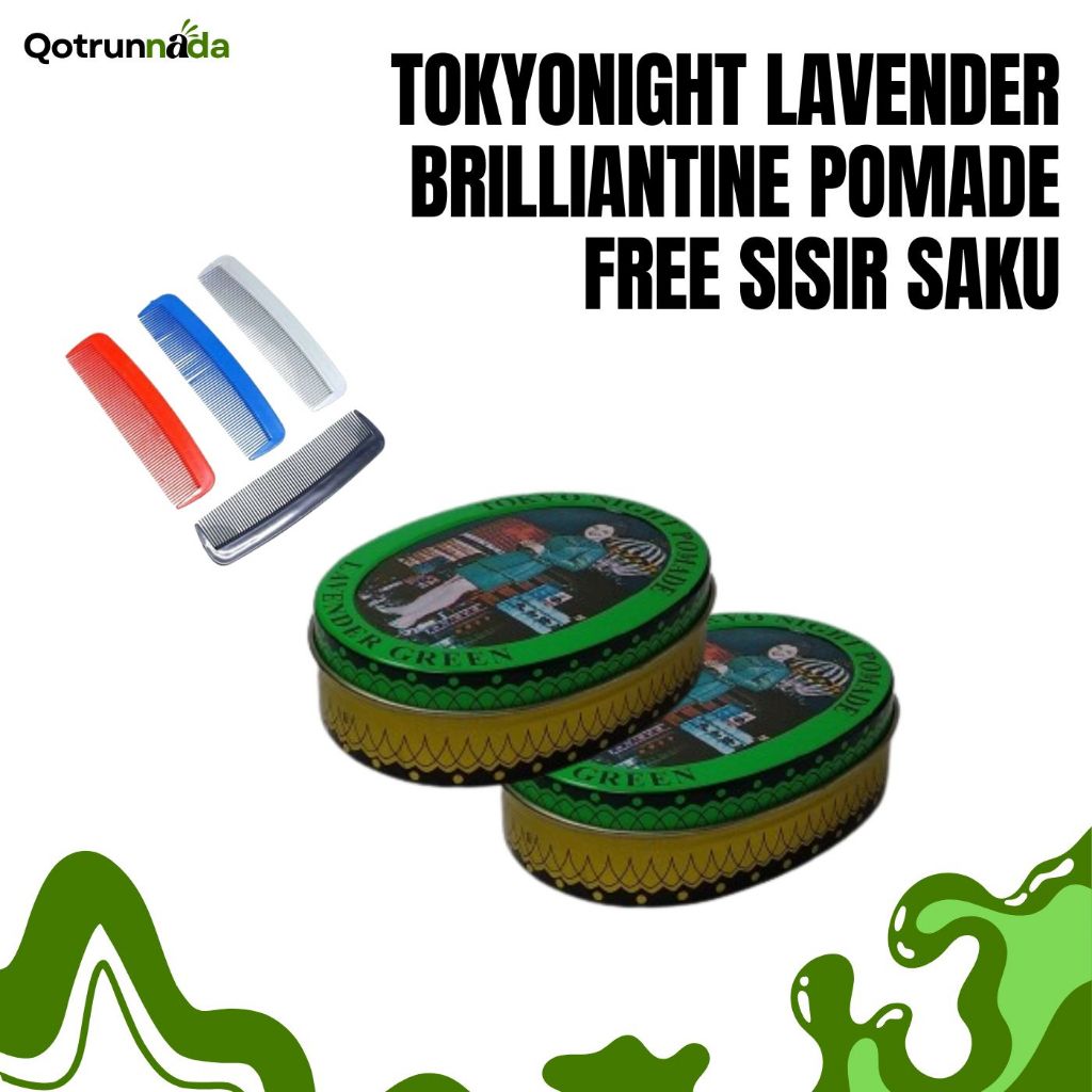 Jual GRATIS SISIR SAKU - Tokyo Night Lavender Green Red Pomade ...