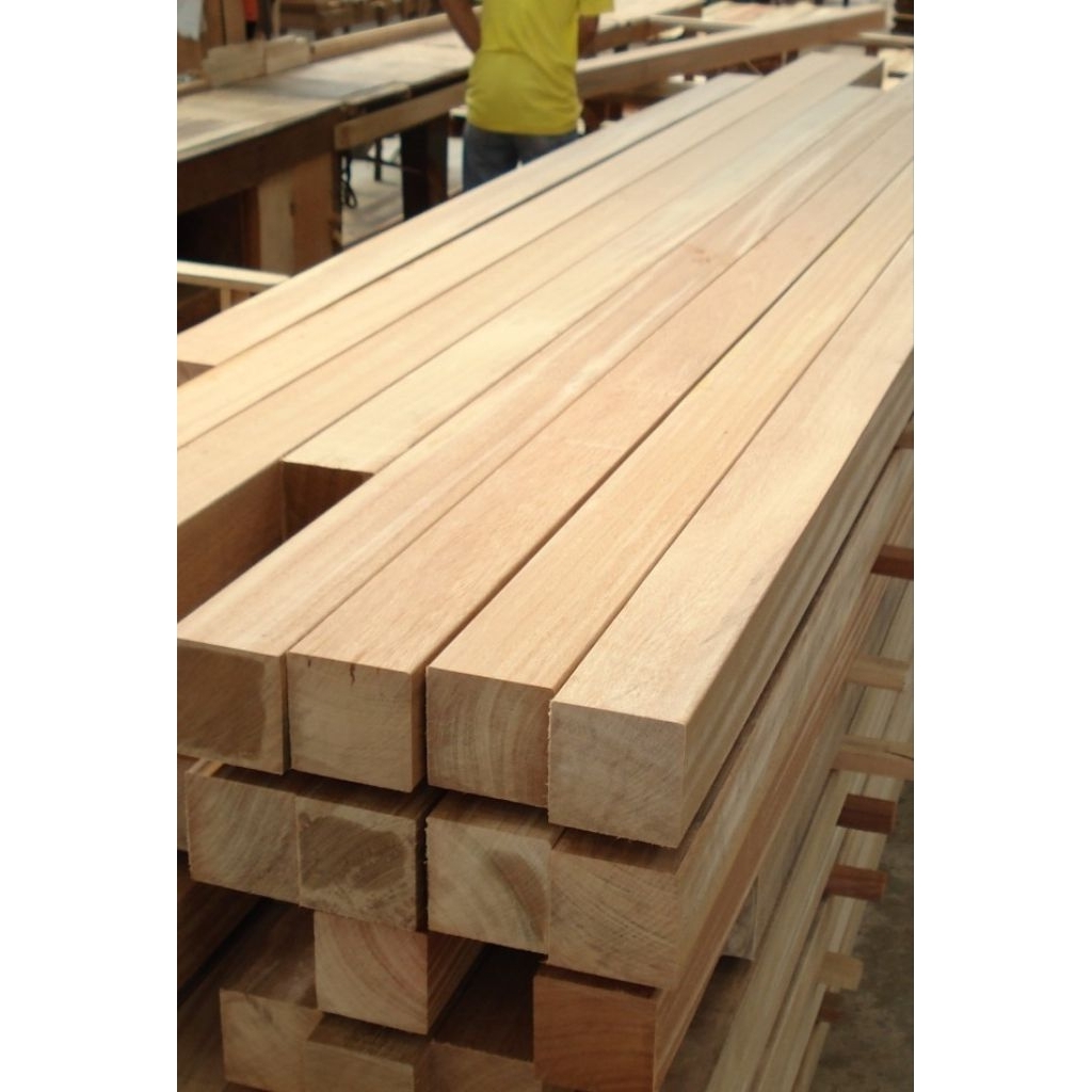 Jual kayu Reng 4x4x200cm kayu sudah di serut halus | Shopee Indonesia
