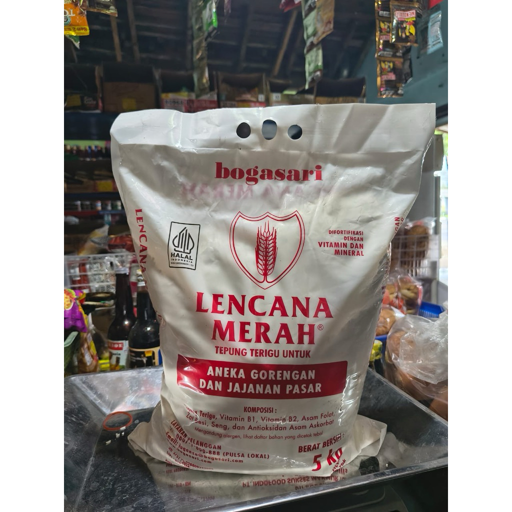 Jual TEPUNG LENCANA MERAH 5 KG | Shopee Indonesia