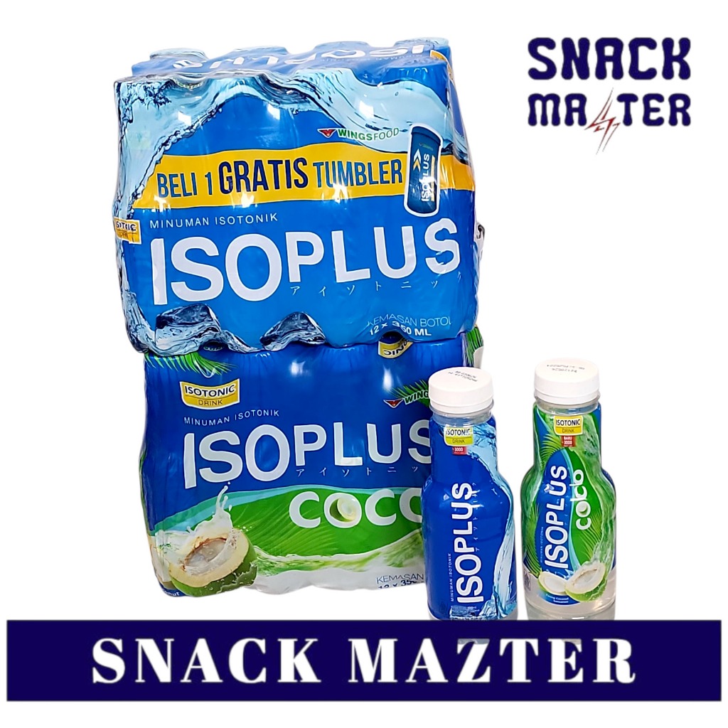 Jual ISOPLUS Minuman Isotonik Drink Original / Coco KARTON - Netto 350 ...