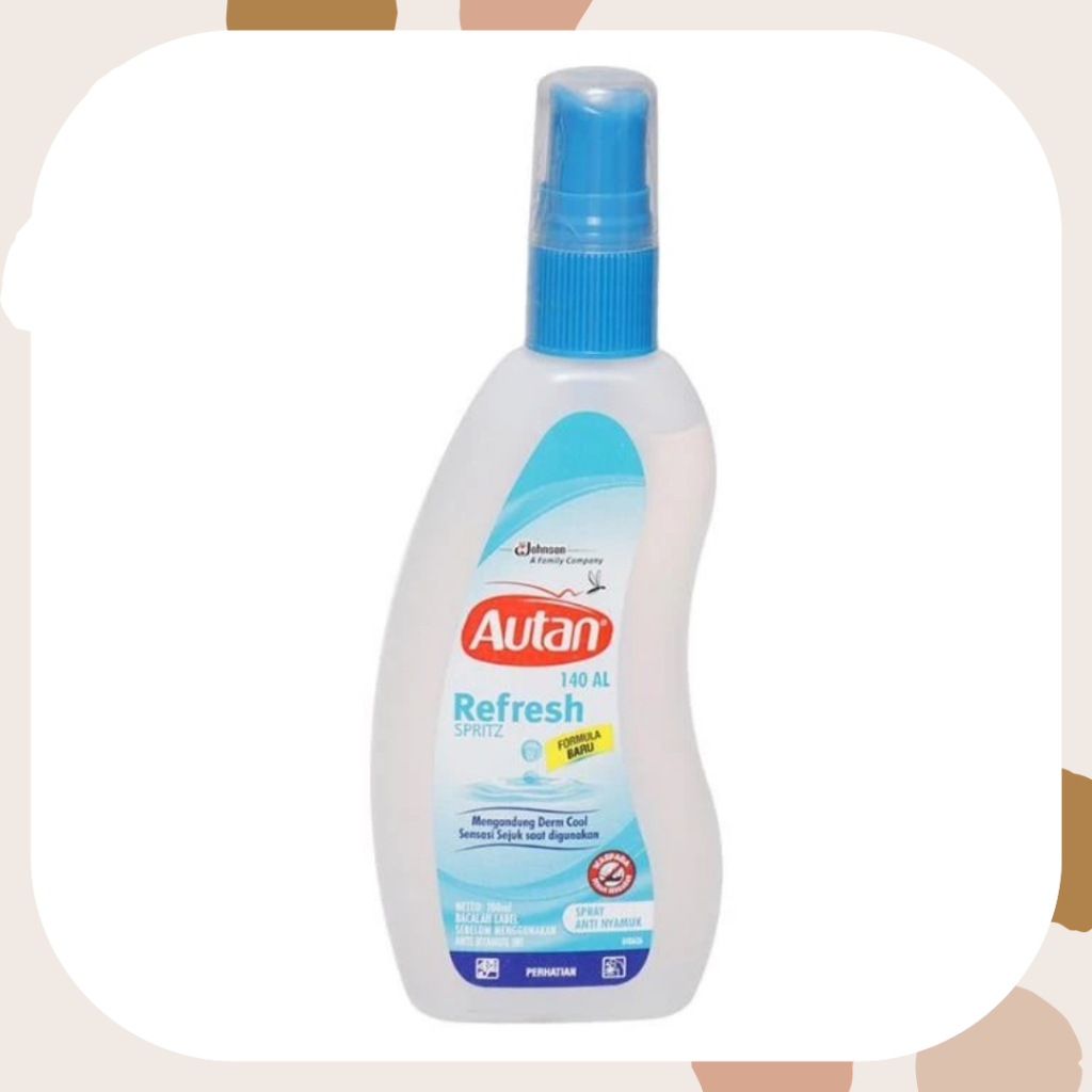 Jual Autan Spray Anti Nyamuk Refresh Spritz 100 ml | Shopee Indonesia