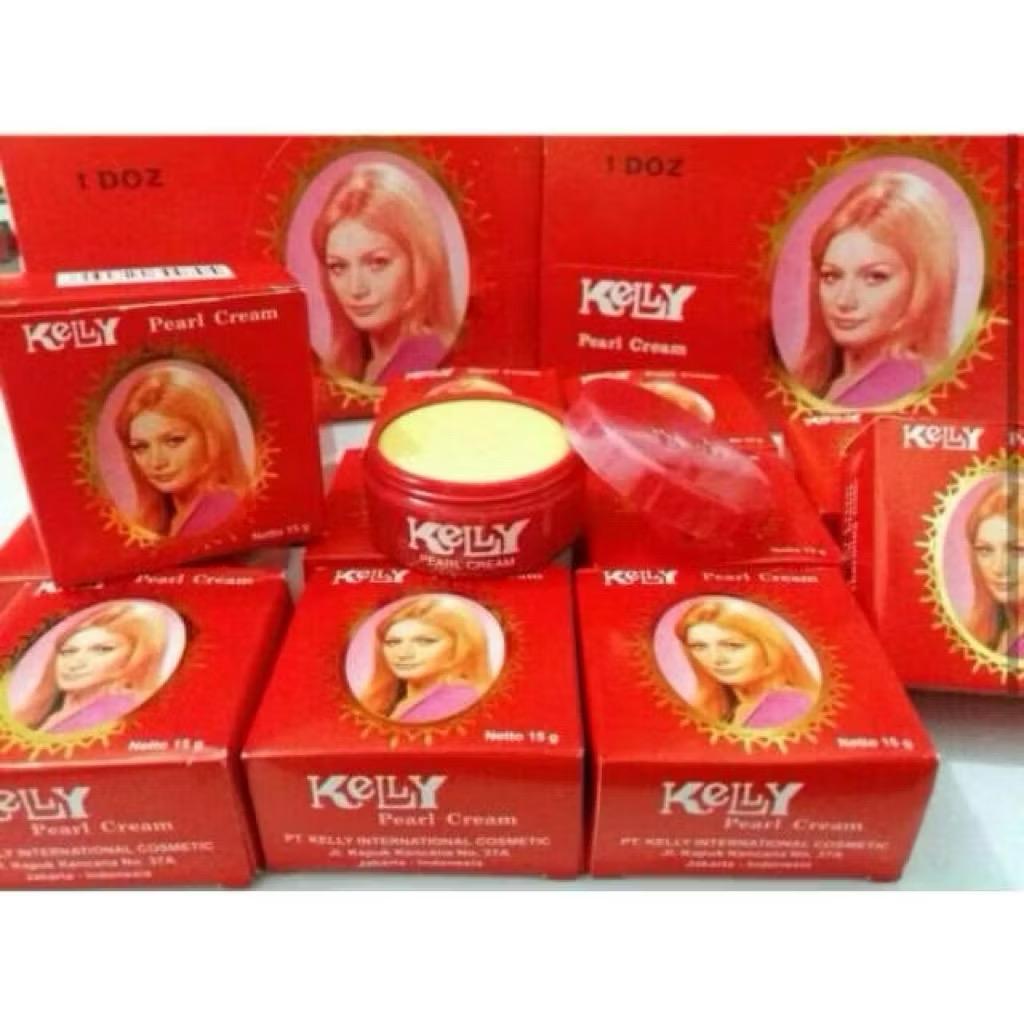 Jual {1 LUSIN 12 PCS} Kelly Pearl Cream / Kelly Cream 15g | Shopee ...