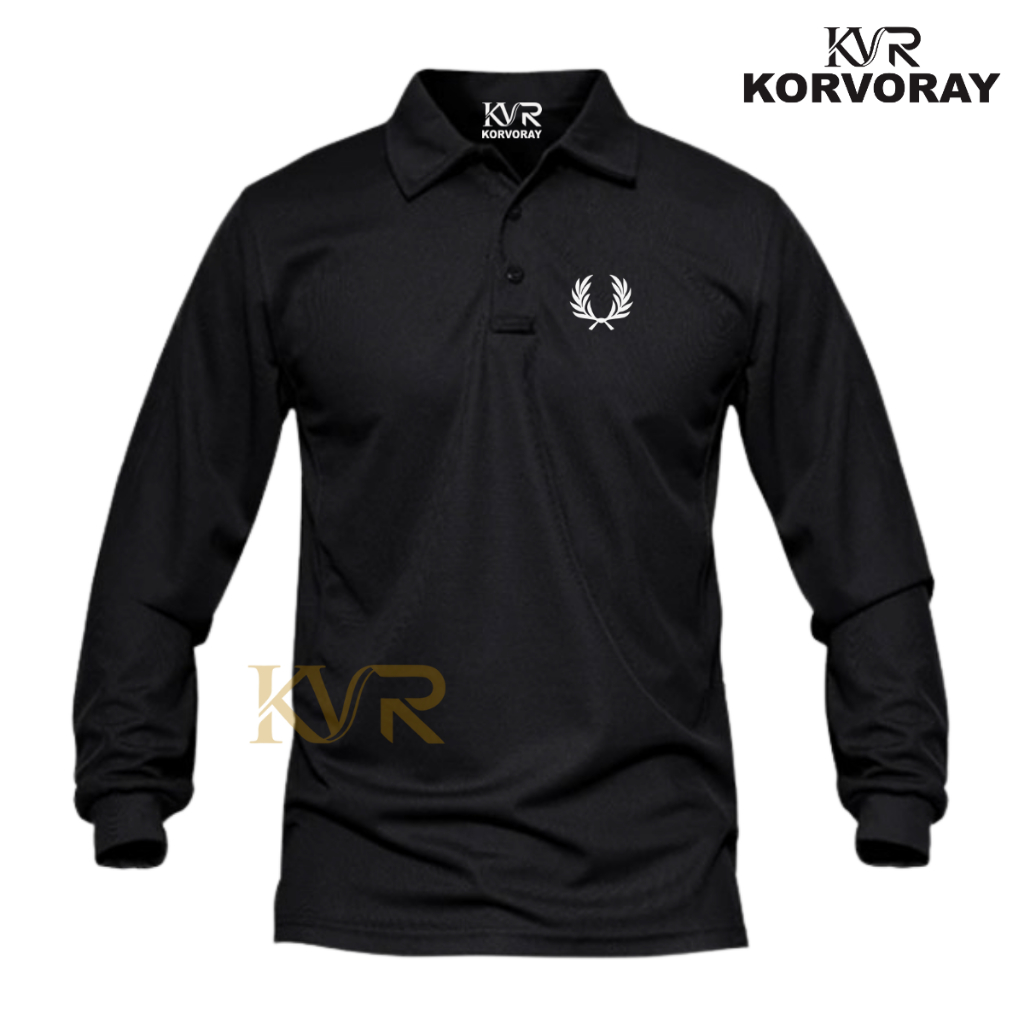 Jual Baju Kaos Lengan Panjang Pria dan Wanita Logo Padi Putih Kekinian ...