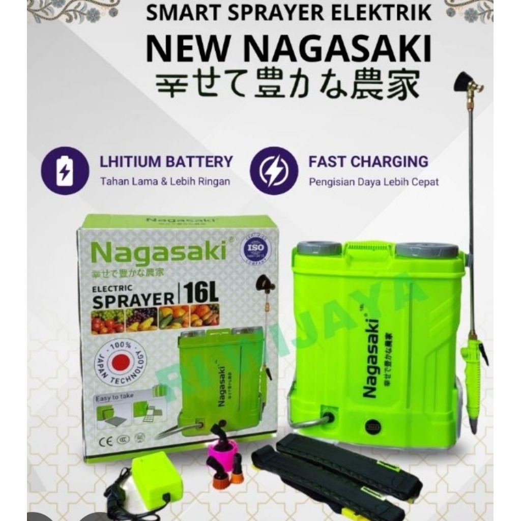Jual Tangki/ Sprayer Elektrik Nagasaki 16 Liter | Shopee Indonesia
