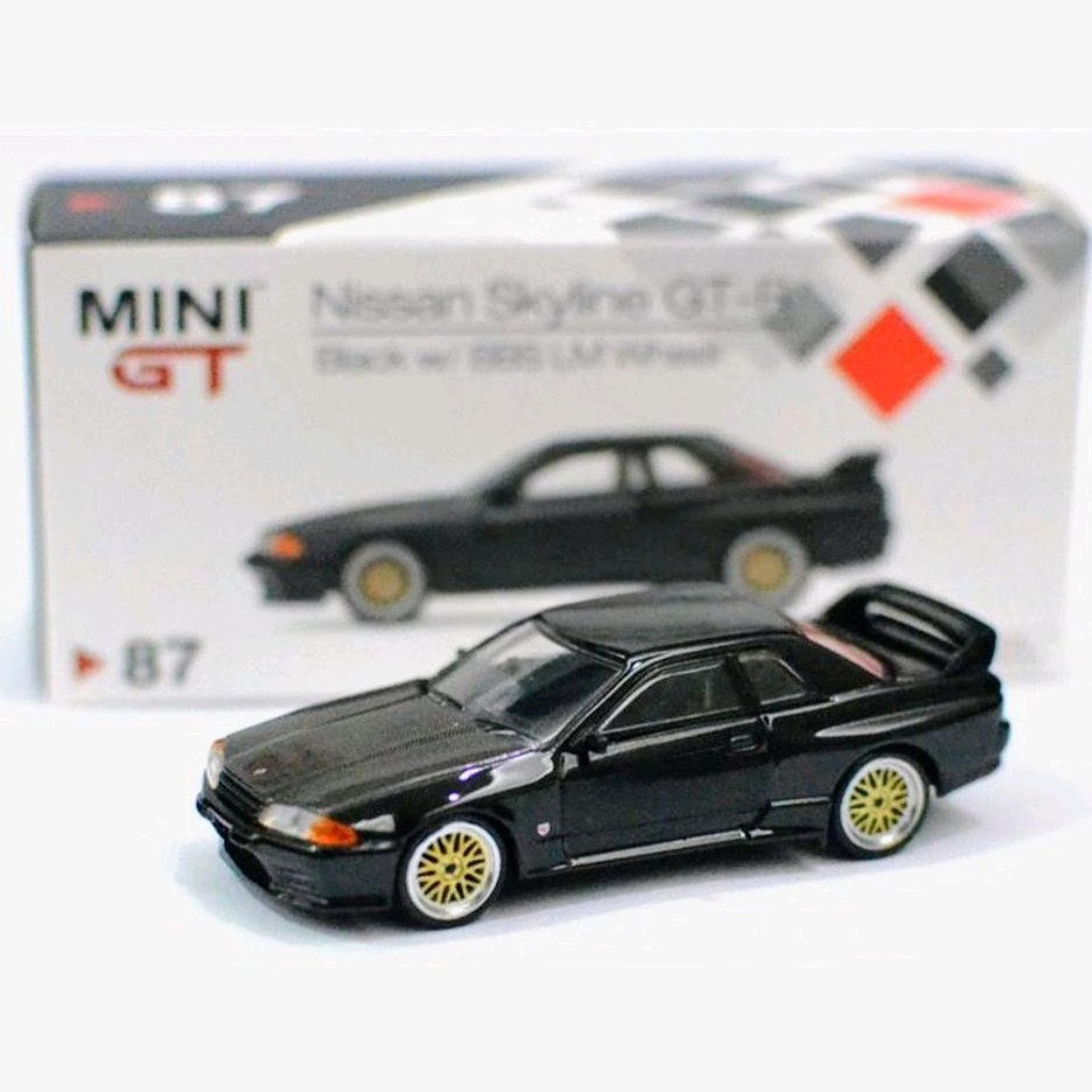 Jual Mini GT 87 Nissan Skyline GT-R R32 Black With BBS LM Wheel ...