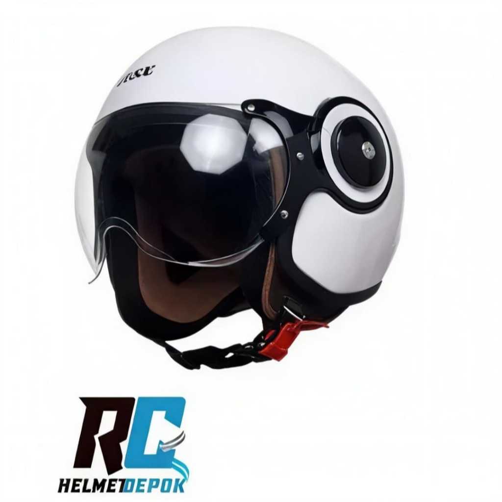 Jual Helm Bogo NSX Scudetto Terbaru White Visor Bening (SNI) Helm Bogo ...