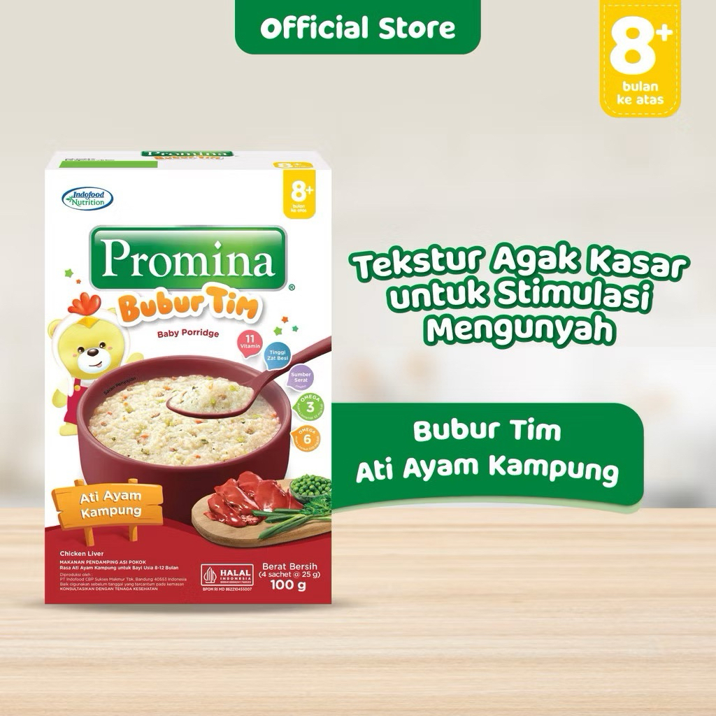Jual Promina Bubur Tim Ati Ayam Kampung 100g | Shopee Indonesia
