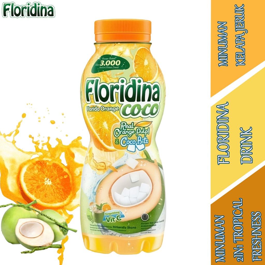 Jual Minuman 2in1 Tropical Freshness - Floridina Coco - Minuman Kelapa ...