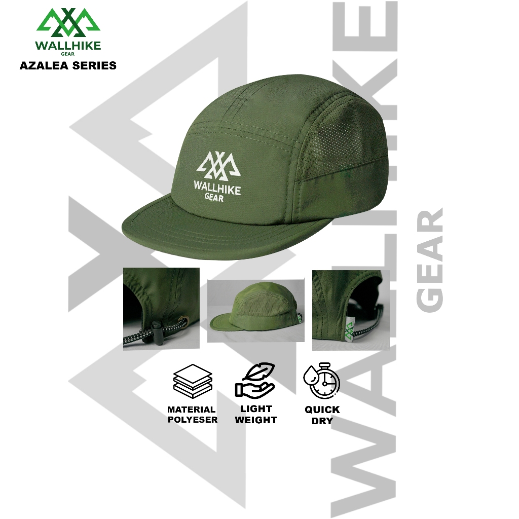 Jual Topi 5 Panel Wallhike AZALEA Series / Topi Running / Topi Outdoor ...