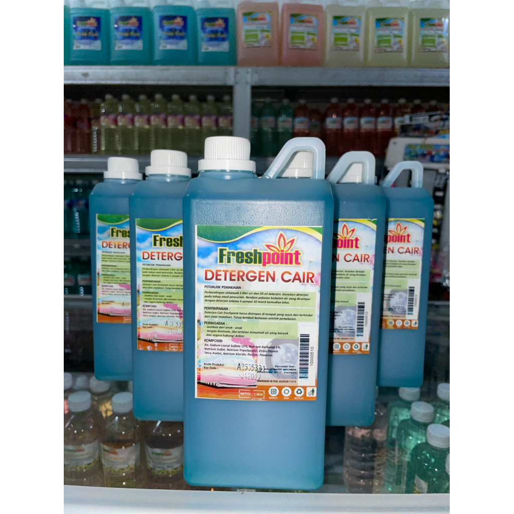 Jual DETERGEN CAIR LAUNDRY FRESHPOINT 1L | Shopee Indonesia