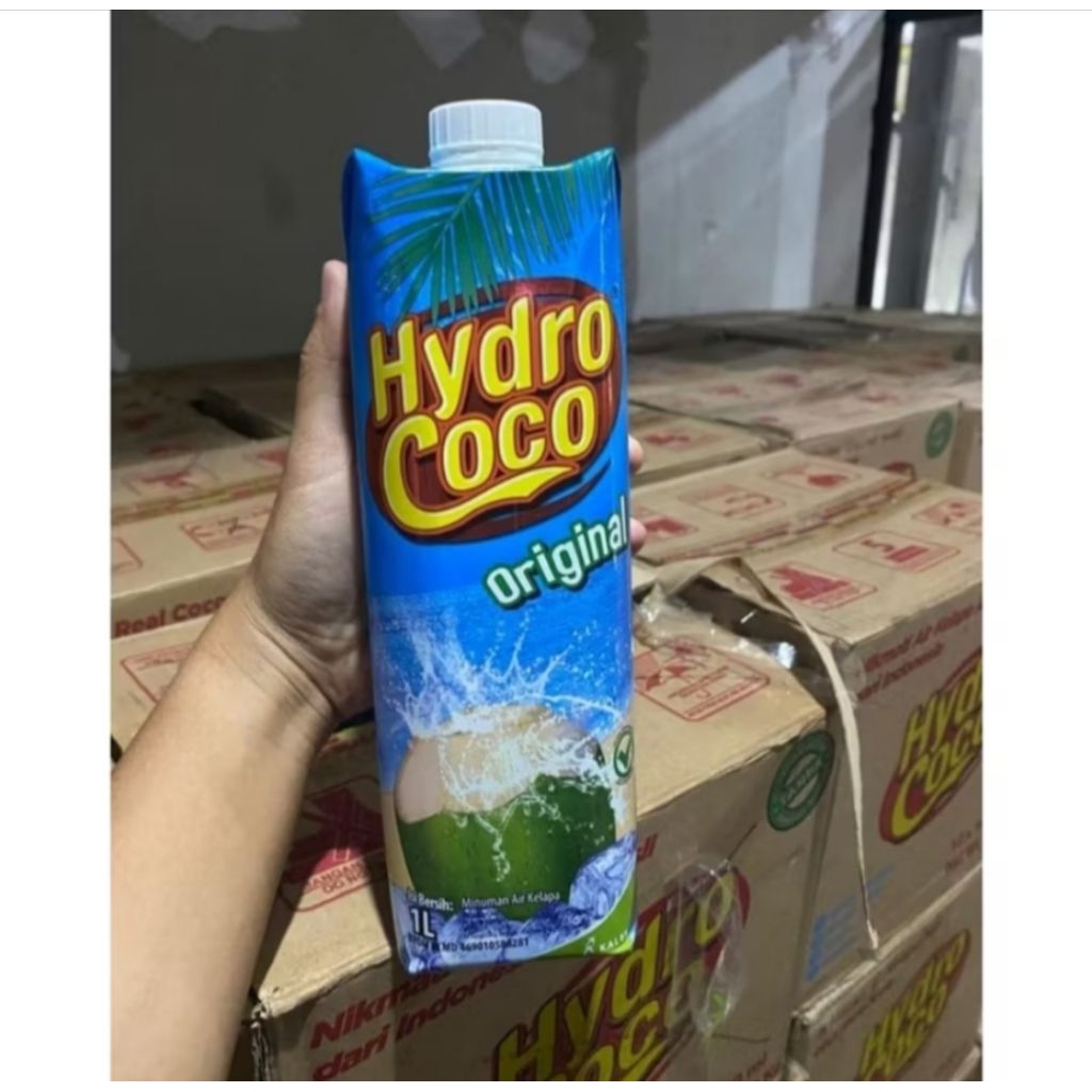 Jual Hydrococo Dusan 1L × 12 Pcs | Air Kelapa Asli | Shopee Indonesia