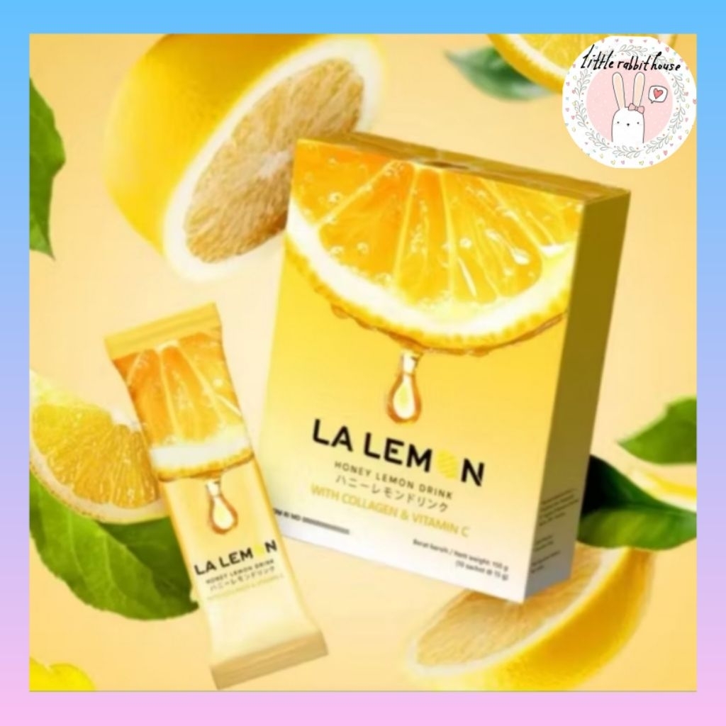 Jual (READY SIAP KIRIM) LA LEMON FIBER DRINK ORIGINAL HONEY COLLAGEN ...