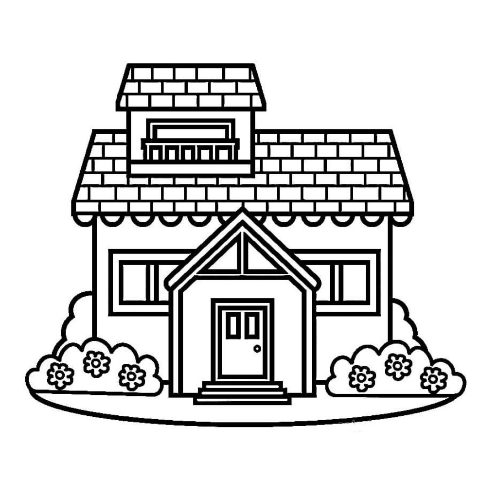 Jual Gambar Mewarnai Tema Rumah A4 A5 20 Lembar | Shopee Indonesia