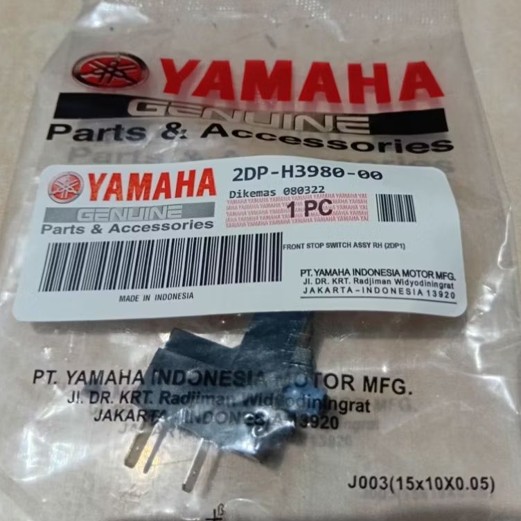 Jual SWITCH REM DEPAN R/H ORI (2DP) YAMAHA AEROX NEW NMAX NEW N-MAX ...