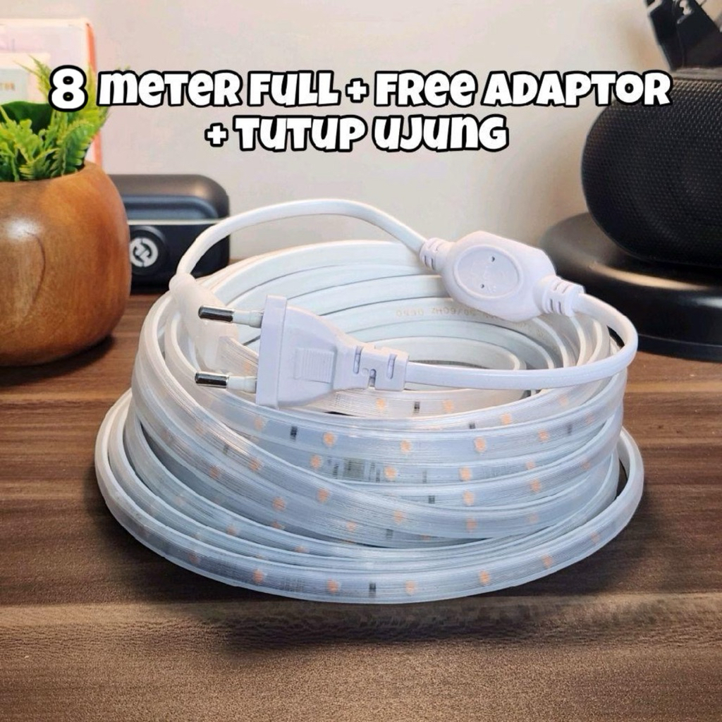 Jual Lampu Led Plafon 8 Meter Full Siap Pakai Led strip Hias Plafon ...