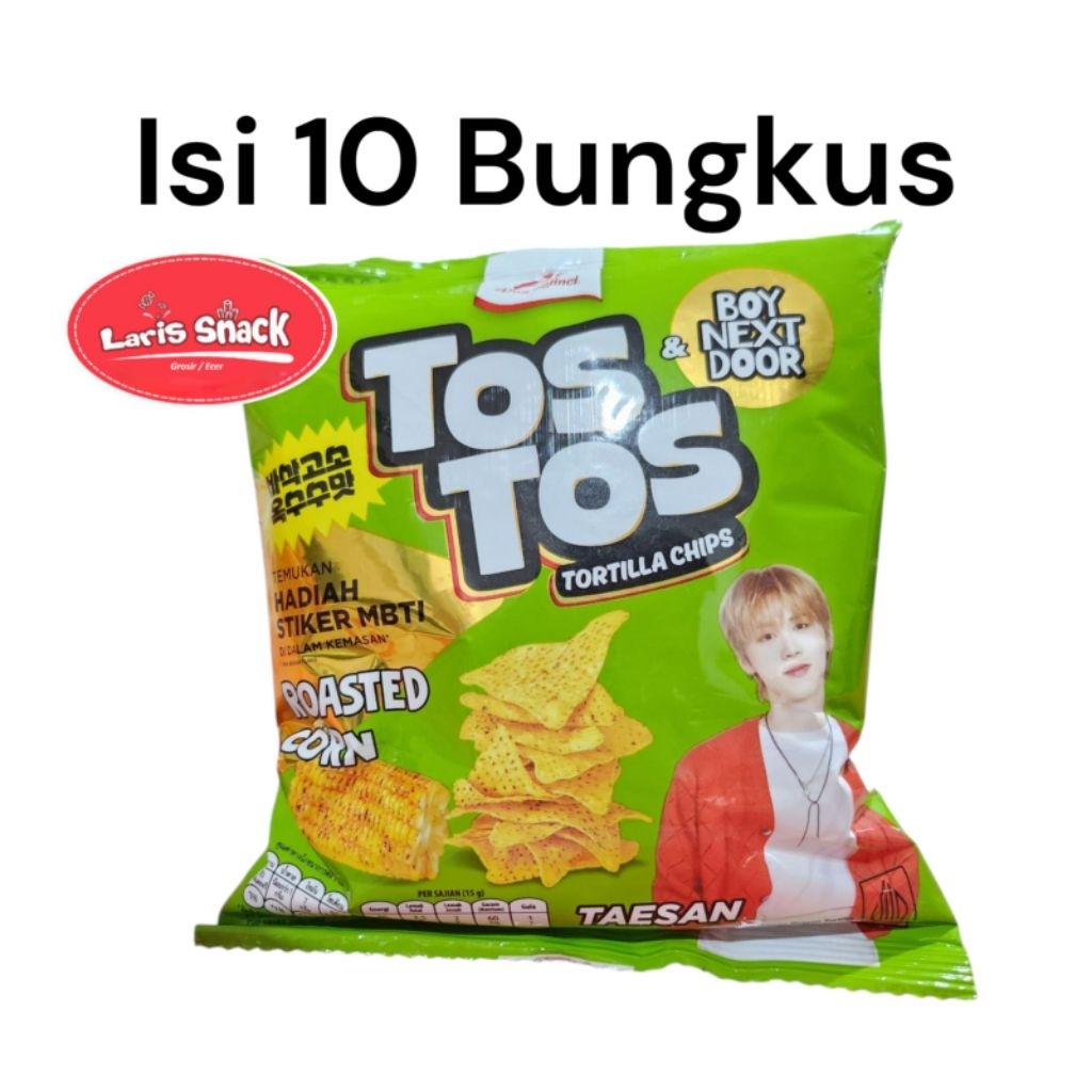 Jual TosTos Tortilla Chips Tos Tos Tortila Keripik Rasa Jagung Bakar ...